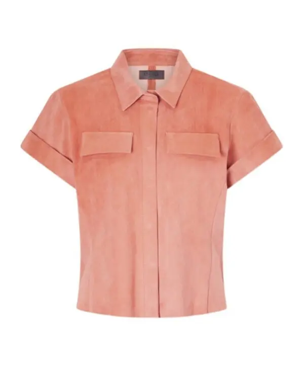 Stouls Suede Shirt - Pink