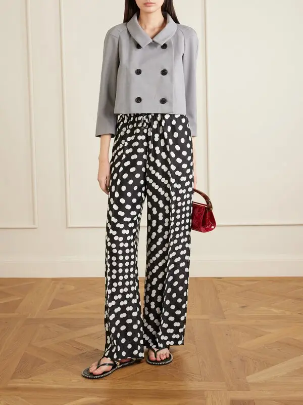 Dries Van Noten Cropped Double-breasted Jacket