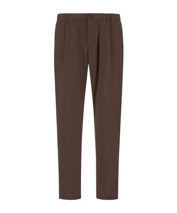 Herno Seersucker Straight-leg Trousers