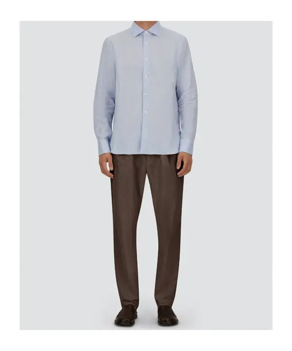 Herno Seersucker Straight-leg Trousers