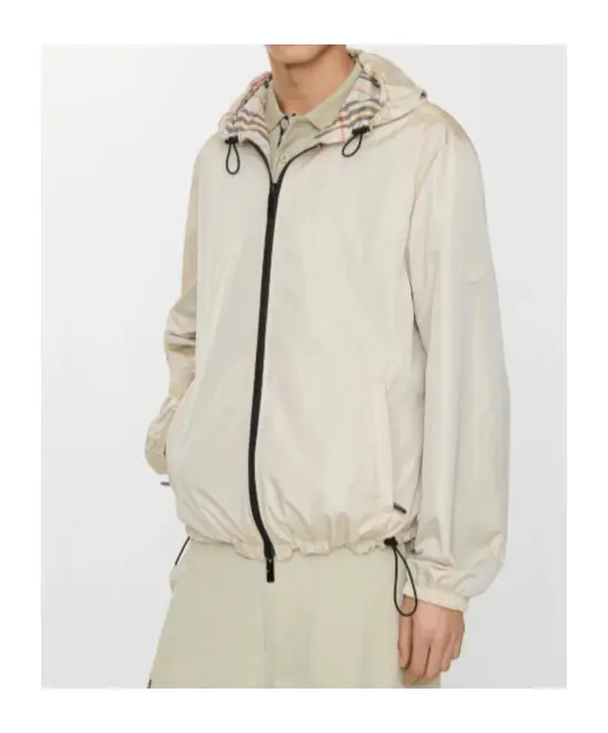 Burberry Reversible Check Hooded Jacket
