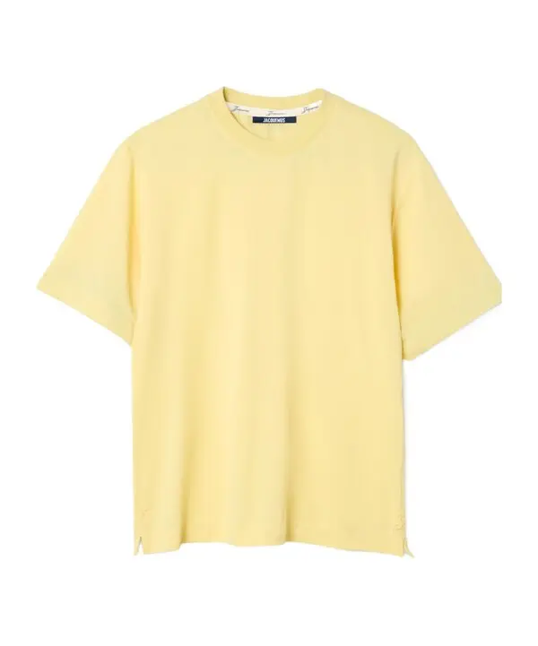 Jacquemus Ventadou Short-sleeved T-shirt - Light Yellow