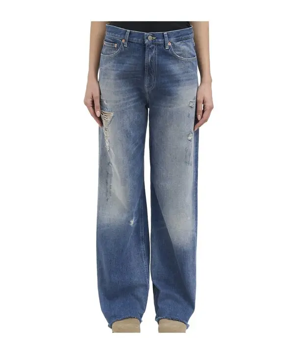DONDUP Belt Loops Jeans - Blue