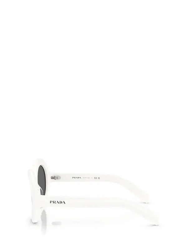 Prada Oversized Round Frame Sunglasses - Gray