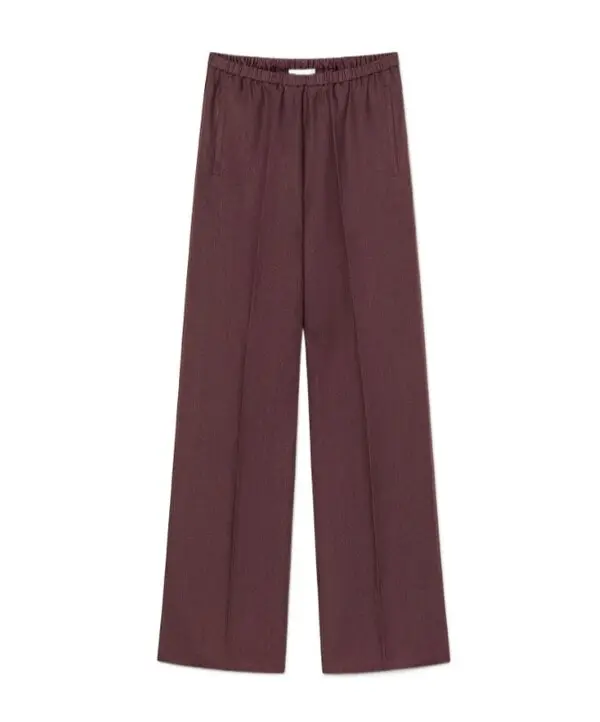 FORTE_FORTE Elasticated-waistband Trousers - Fondant
