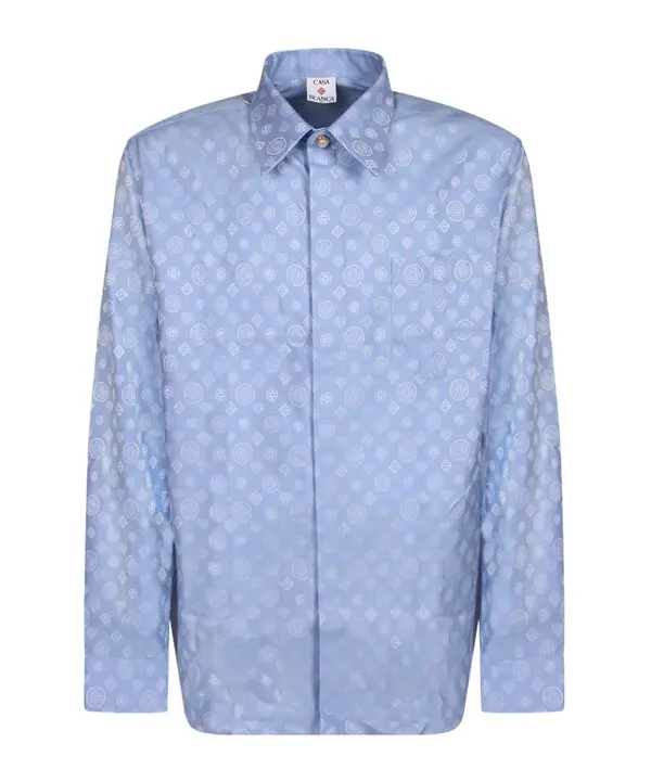 Casablanca Monogram Patterned Shirt