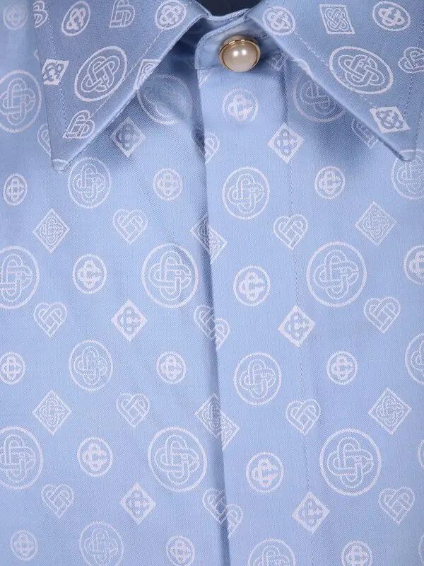 Casablanca Monogram Patterned Shirt