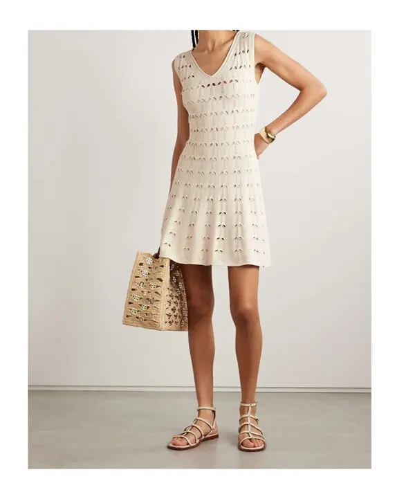 Zimmermann Rhiannon Cutout Knit Dress