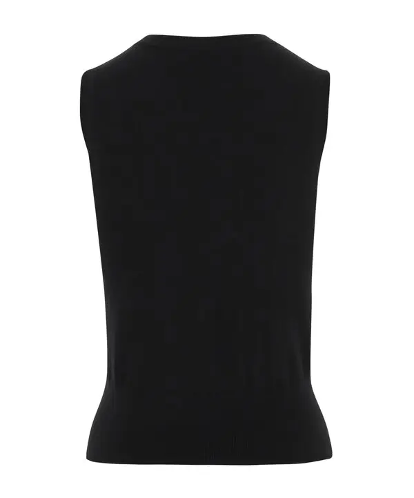 Dries Van Noten Sleeveless Embellished Knit Top