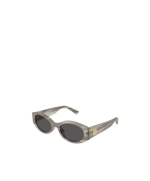 Balenciaga Oval Frame Sunglasses - Grey