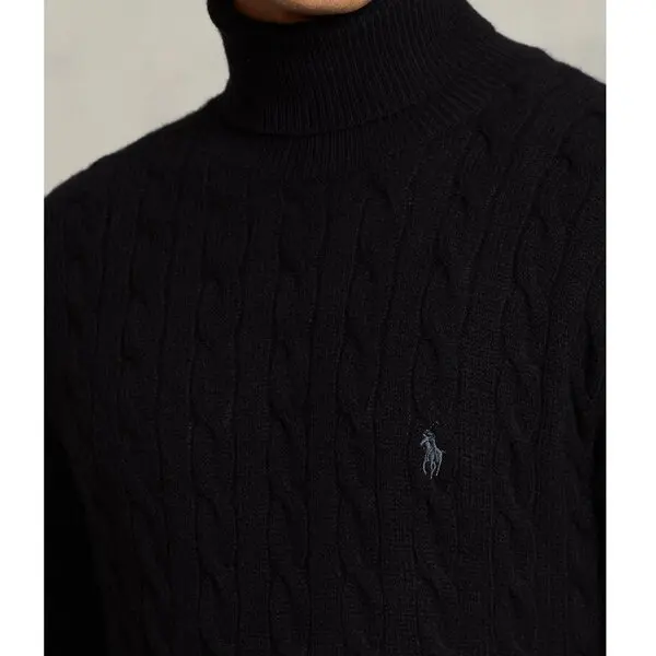 Polo Ralph Lauren Embroidered Pony Roll Neck Jumper