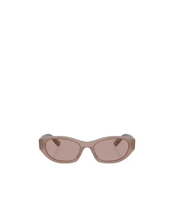 Miu Miu Oval Frame Sunglasses - Grey