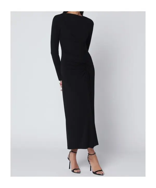 Simkhai Ferrera Draped Knit Midi Dress