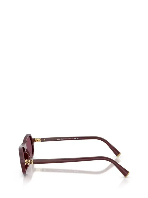 Miu Miu Full-rim Sunglasses With Tinted Lenses - Red