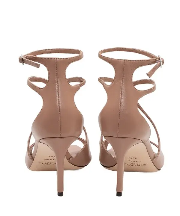 JIMMY CHOO Azia 75 Strapped Stiletto Heeled Sandals