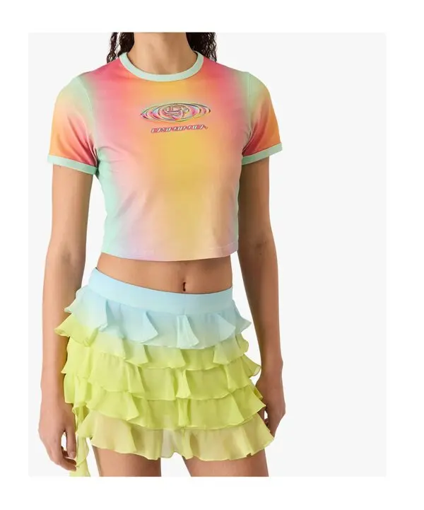 Casablanca Printed Cropped T-shirt