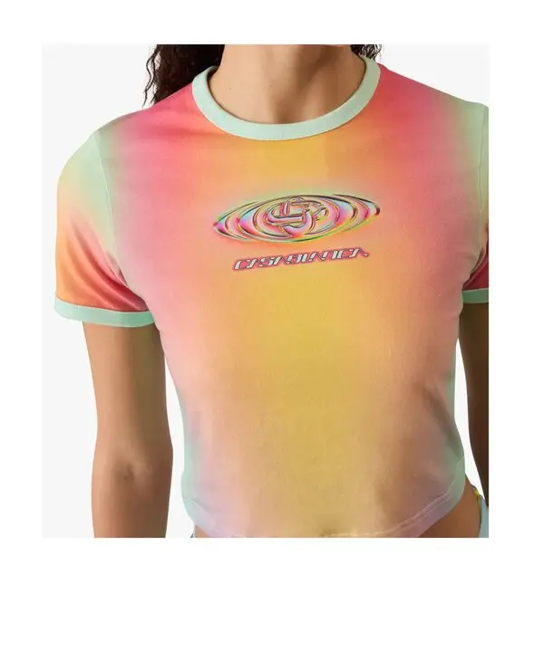 Casablanca Printed Cropped T-shirt