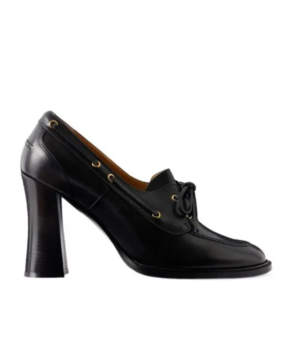Bally Saule Leather Pumps - Black