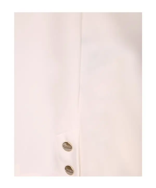 Herno Sleeveless V-neck Top With Silver-tone Hardware - Pink