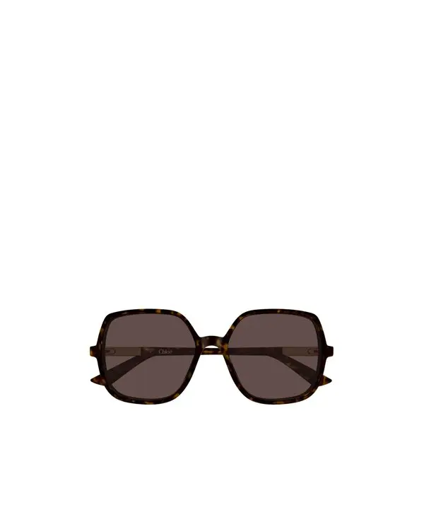 Chloé Eyewear Square Frame Sunglasses - Brown