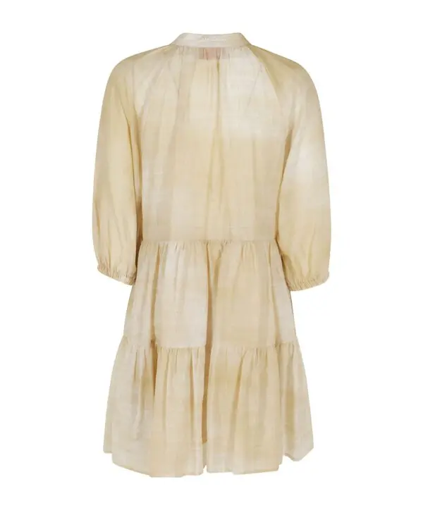 ERMANNO FIRENZE 3/4 Sleeve Dress - Nude