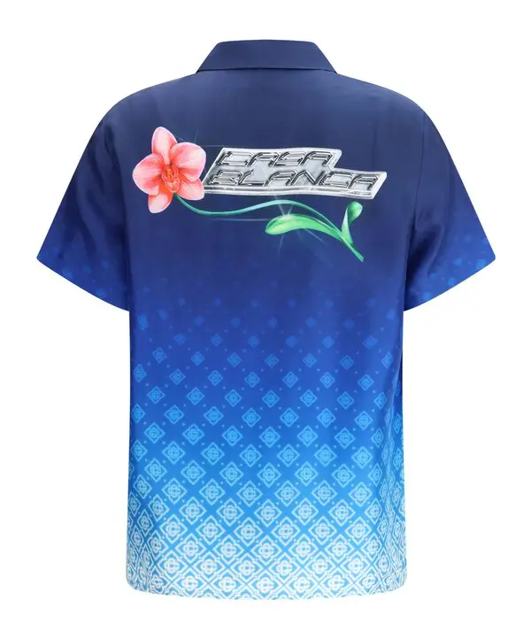 Casablanca Tie-dye Short Sleeve Shirt