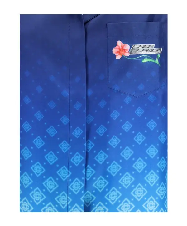 Casablanca Tie-dye Short Sleeve Shirt