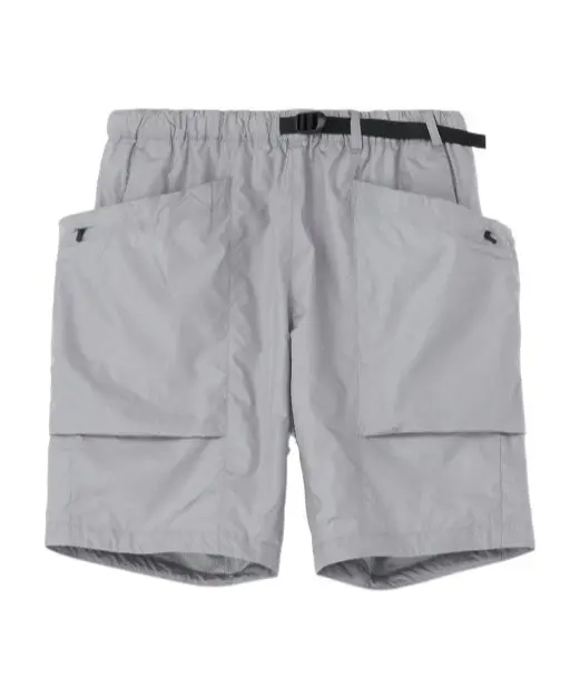 GOLDWIN Rip-stop Belted Shorts - Sleet Gray