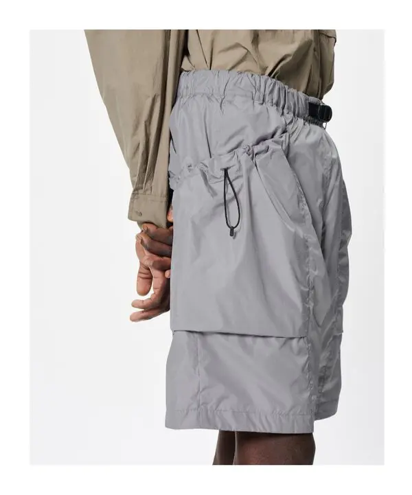 GOLDWIN Rip-stop Belted Shorts - Sleet Gray