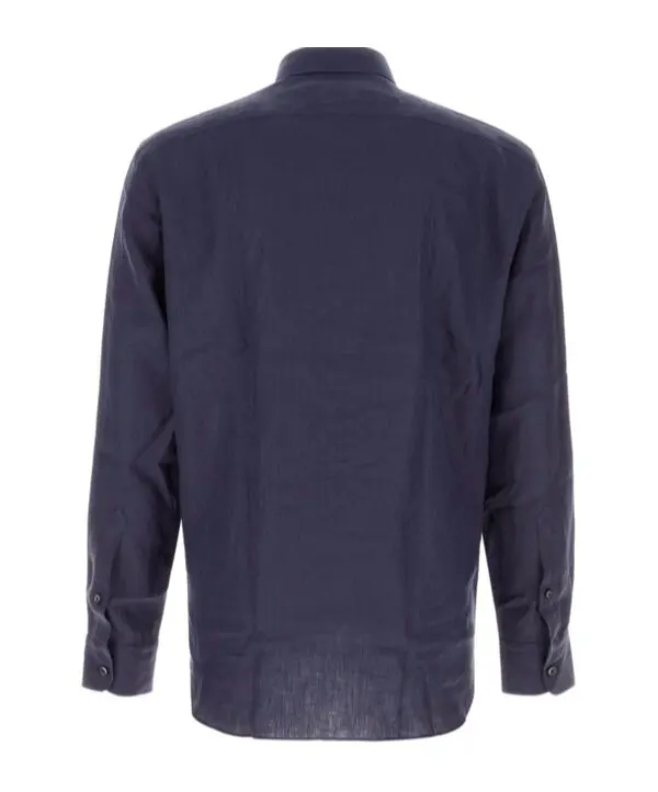Zegna Long Sleeve Shirt - Blue