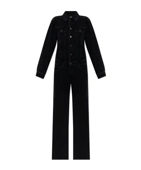 AGOLDE Raven Denim Jumpsuit - Black