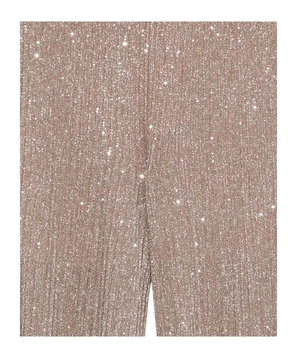 D.exterior Sparkle Wide-leg Knitted Trousers