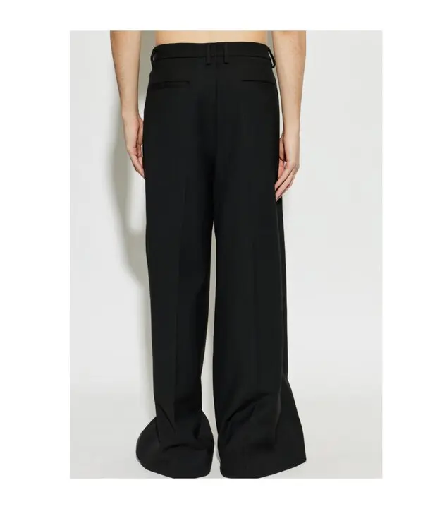 ENTIRE STUDIOS Wide-leg Trousers - Black