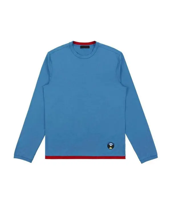 Prada Logo Details T-shirt - Blue
