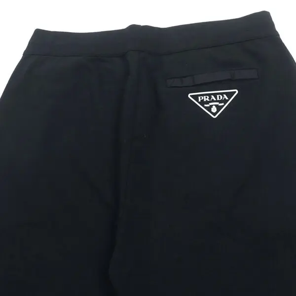 Prada Elastic Waist Sports Pants - Black