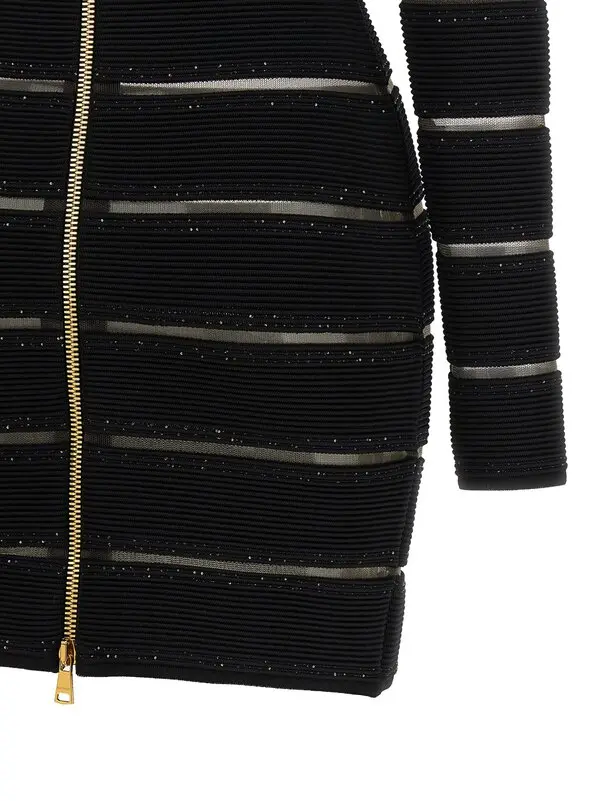 Balmain Shimmering Sequinned Mini Dress