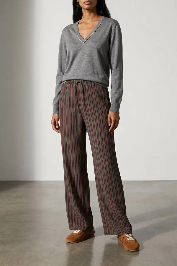 Dries Van Noten Embellished V-neck Sweater - No