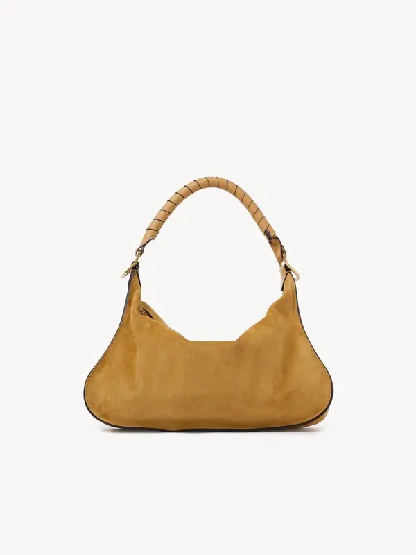Chloé Marcie Small Suede Shoulder Bag - Brown