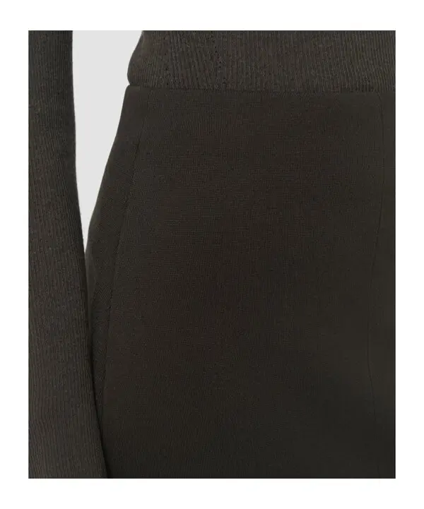 JOSEPH Safir Back-zip Midi Skirt - Palm Leaf