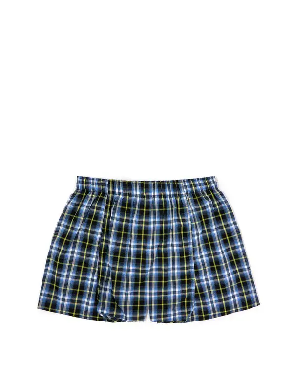 Tommy Hilfiger Plaid Boxer Shorts - Blue