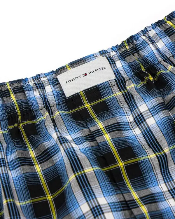 Tommy Hilfiger Plaid Boxer Shorts - Blue