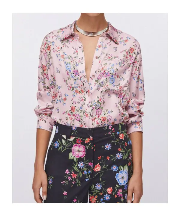 Liu Jo Floral Print Long Sleeve Shirt