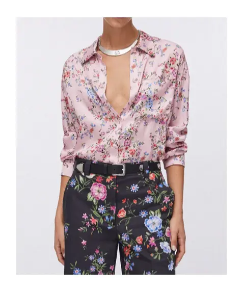 Liu Jo Floral Print Long Sleeve Shirt