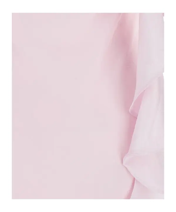 ROTATE BY BIRGER CHRISTENSEN Ruffled Floral Halterneck Maxi Dress