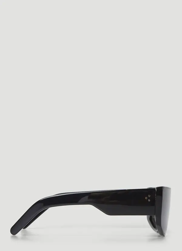 Rick Owens Performa Flat Top Sunglasses - Black