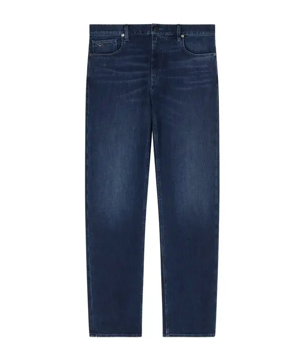 Emporio Armani Straight Fit Jeans - Medium Blue