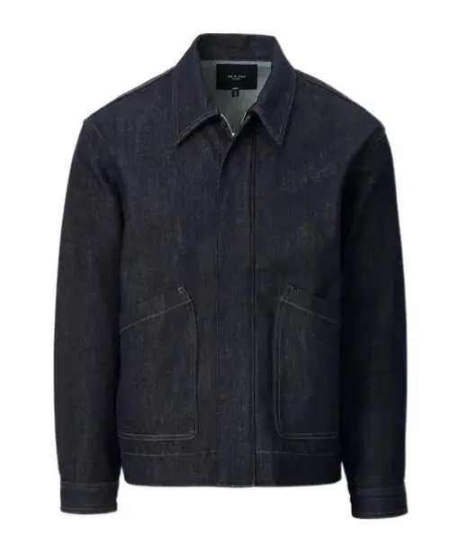 RAG  BONE Rag & Bone Zip-up Denim Jacket