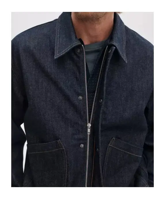 RAG  BONE Rag & Bone Zip-up Denim Jacket
