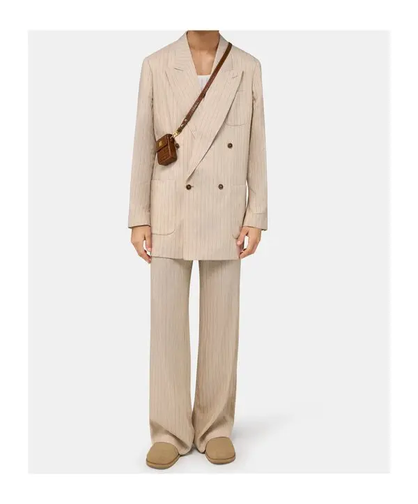 Amiri Striped Double Breasted Blazer