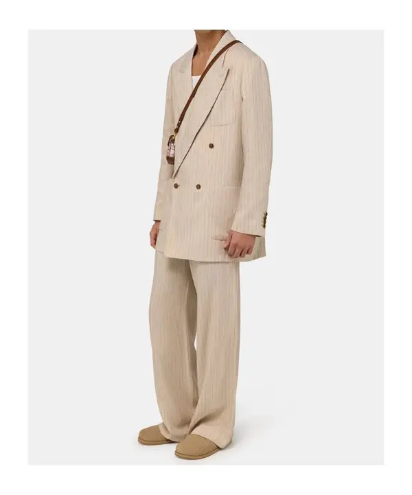 Amiri Striped Double Breasted Blazer
